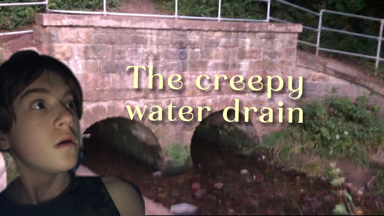 Exploring an creepy massive water drain - YouTube