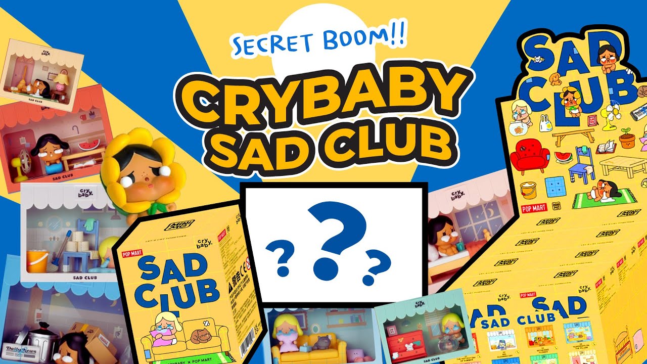 22 Crybaby Sad Club (Series Scene Sets) [Pop Mart] - YouTube