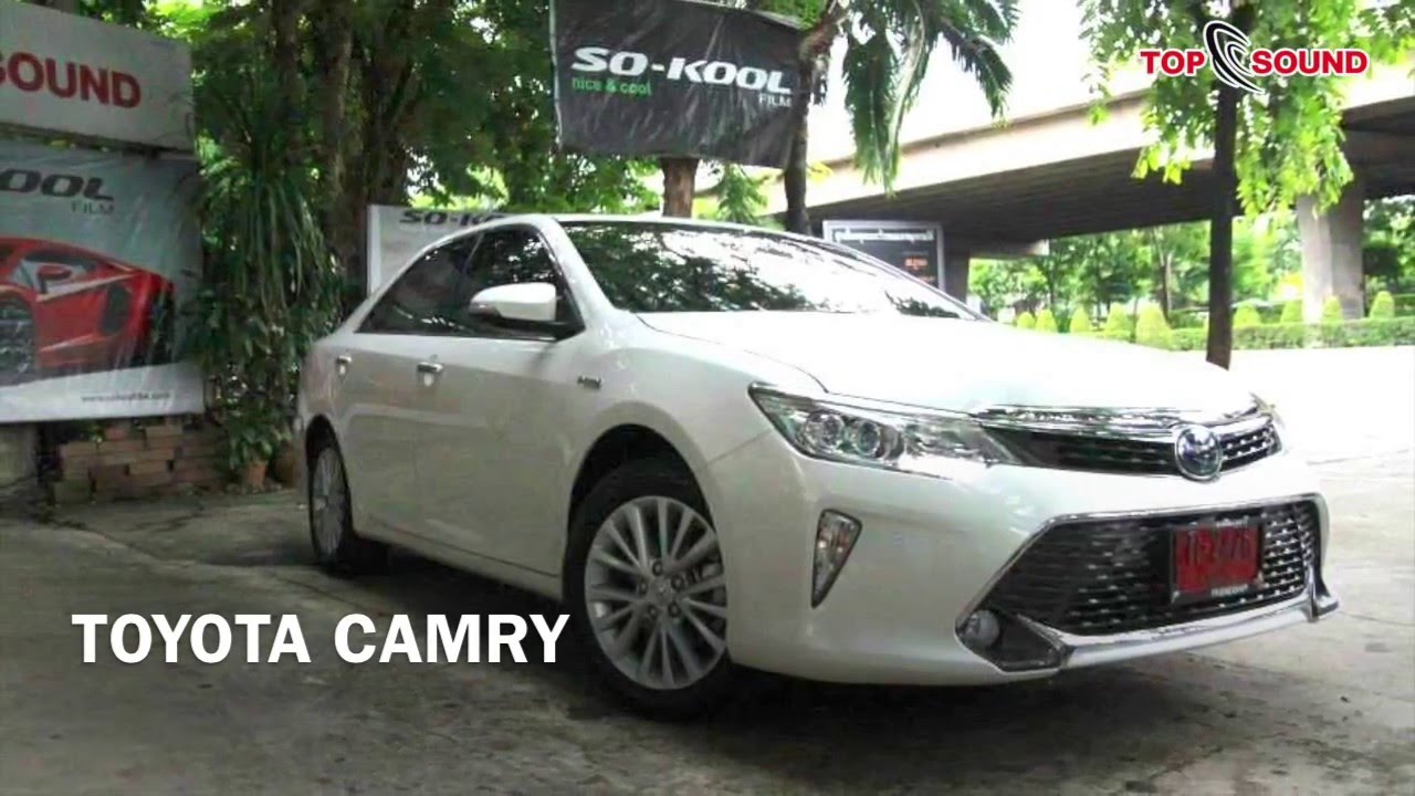 TOYOTA CAMRY ติดฟิล์มรถยนต์ 3M Crystalline C40 - YouTube