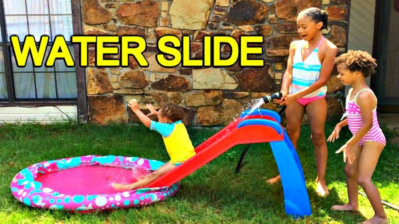 Homemade Water Slide for Children | Old MacDonald Had a Farm Nursery ...