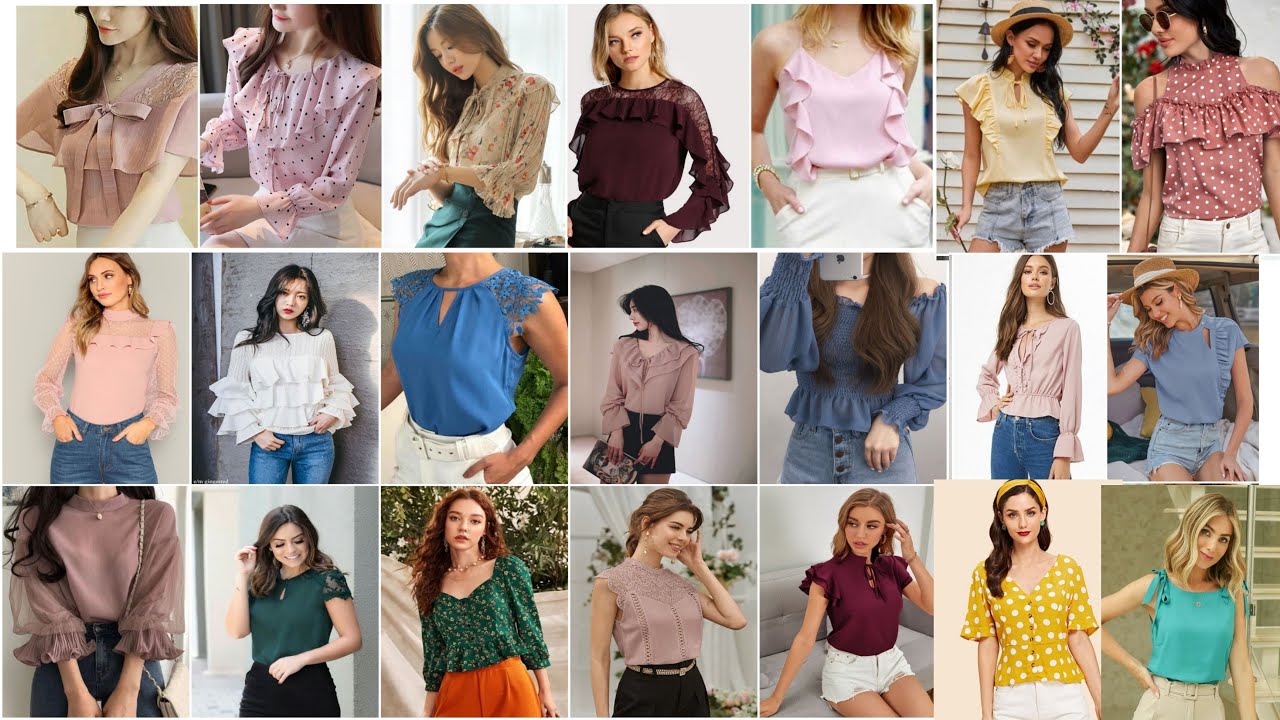 100+Latest tops for women ||Trendy tops for women - YouTube