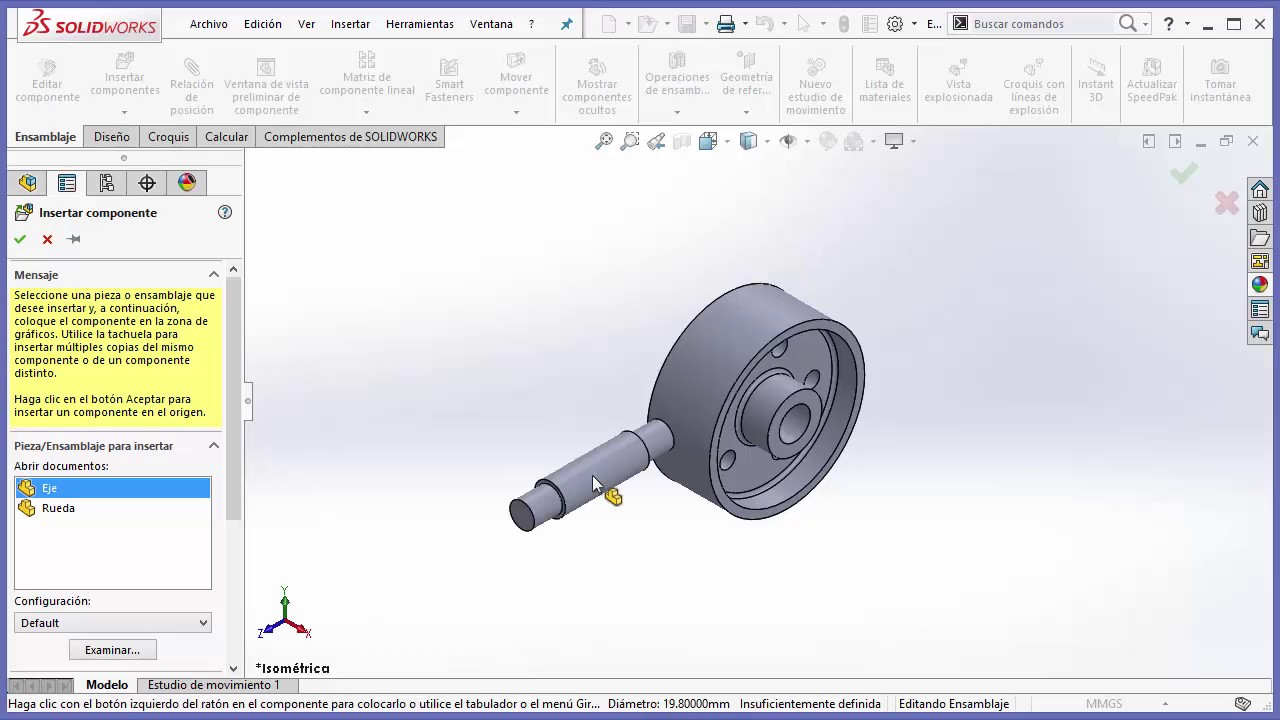 curso de solidworks "Ensambles" - YouTube