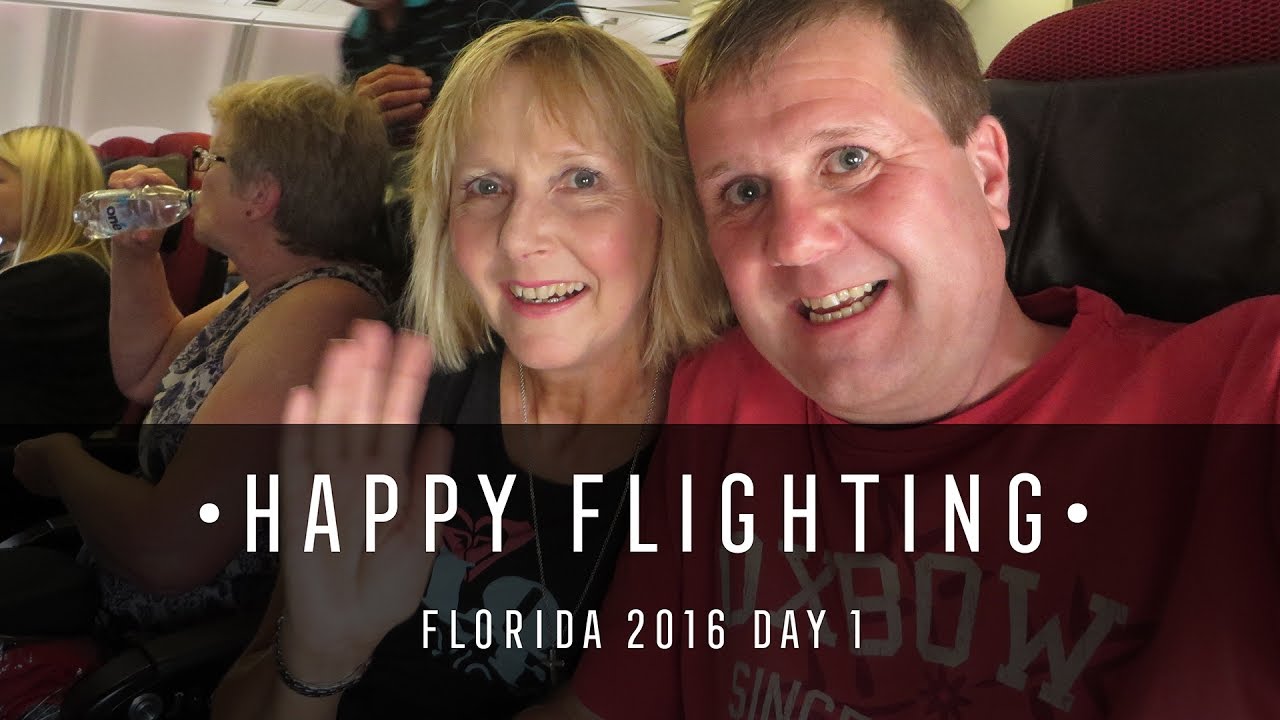 HAPPY FLIGHTING - Florida Travel Day with Hotdog & Doughnut - Day 1 ...
