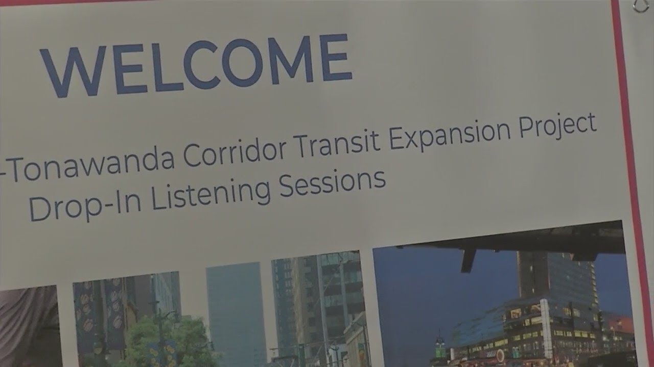 NFTA eyeing metro expansion to UB North - YouTube