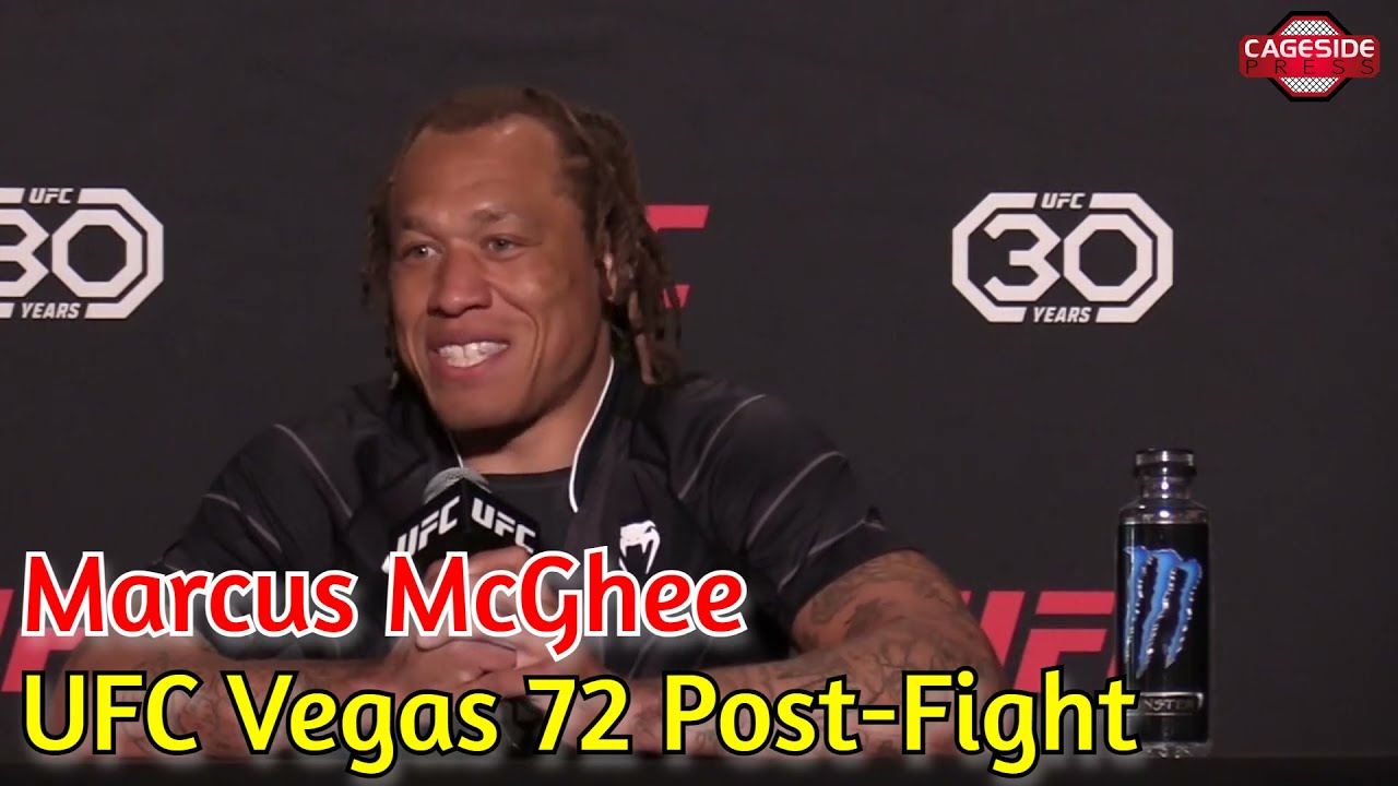 UFC Vegas 72: Marcus McGhee finishes a beautiful performance with a ...