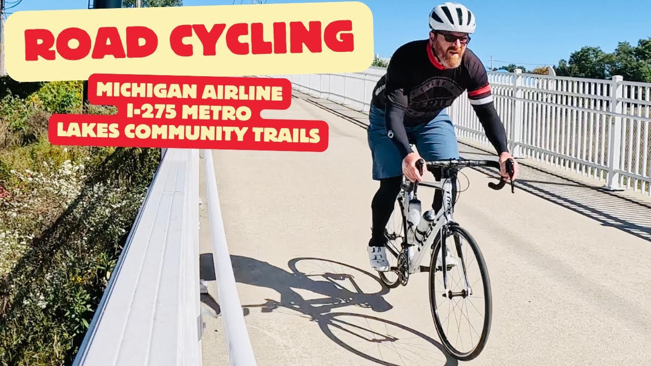 Biking the Michigan Airline I-275 Metro and Lakes Community Trails ...