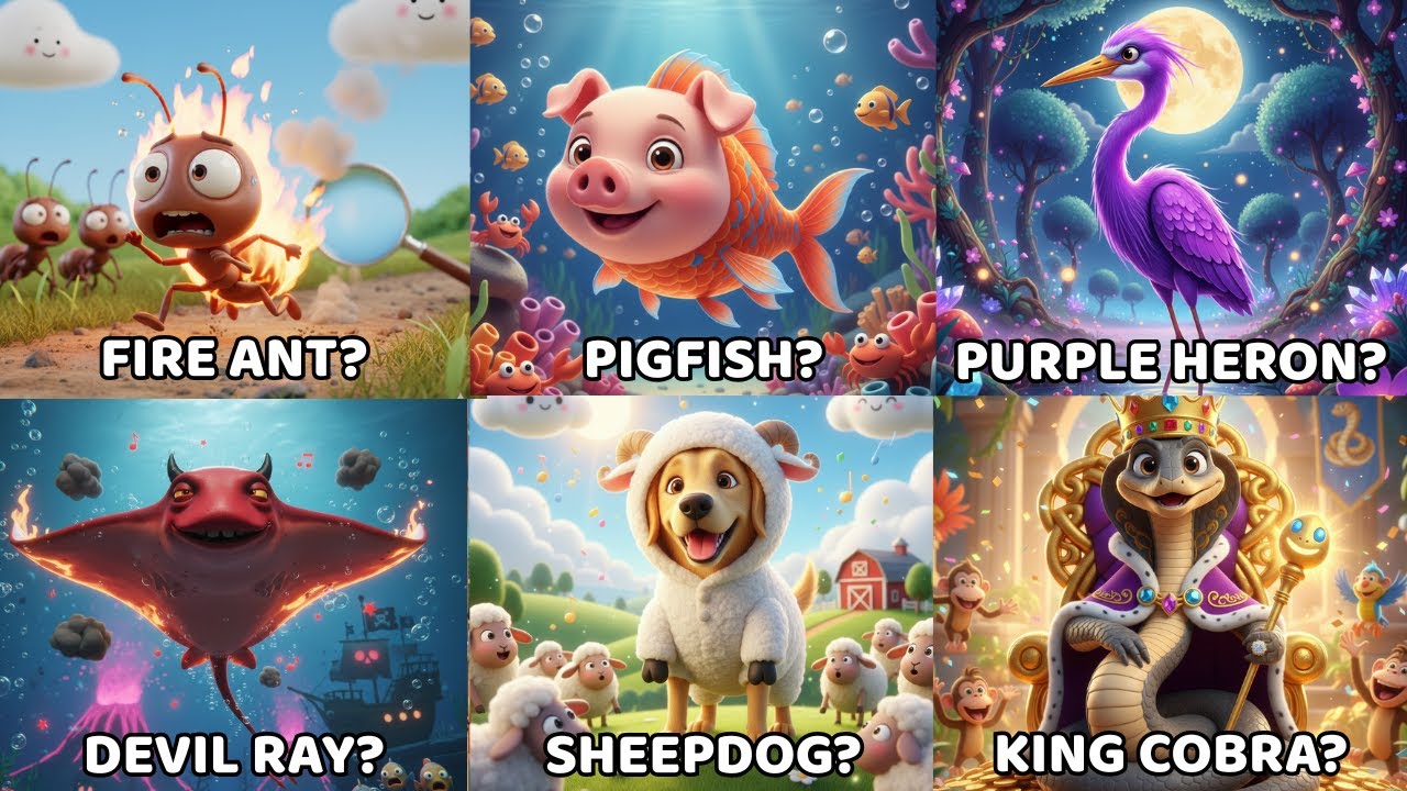 TOP 20 Funny English Animals Compound Words (Literal vs Real Meaning ...