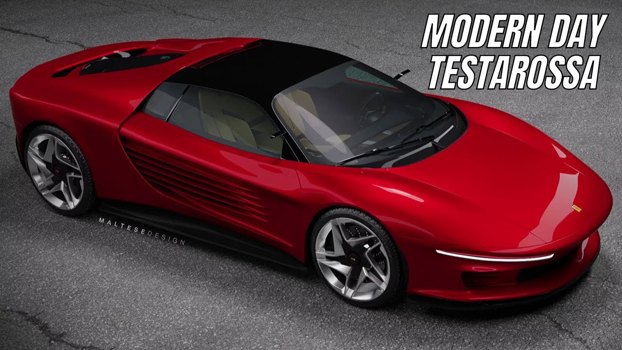 Ferrari Testarossa Is Iconic With Modern Design Based On The SF90 ...