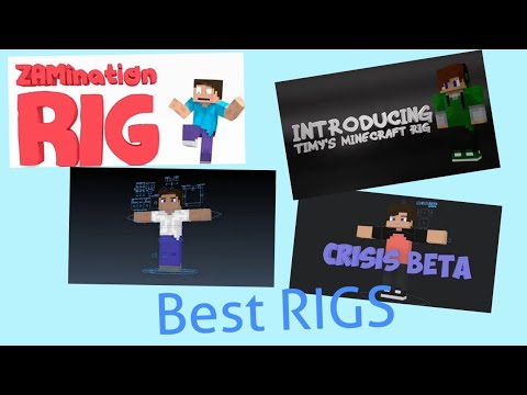 Top 4 best Minecraft rigs in blender (my opinion) - YouTube