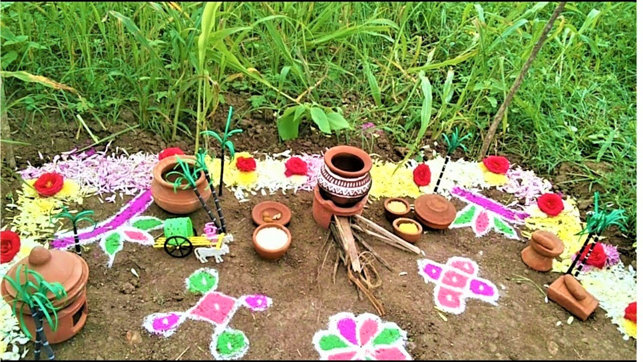 Pongal celebration/miniature Pongal special/Pongal recipe - YouTube