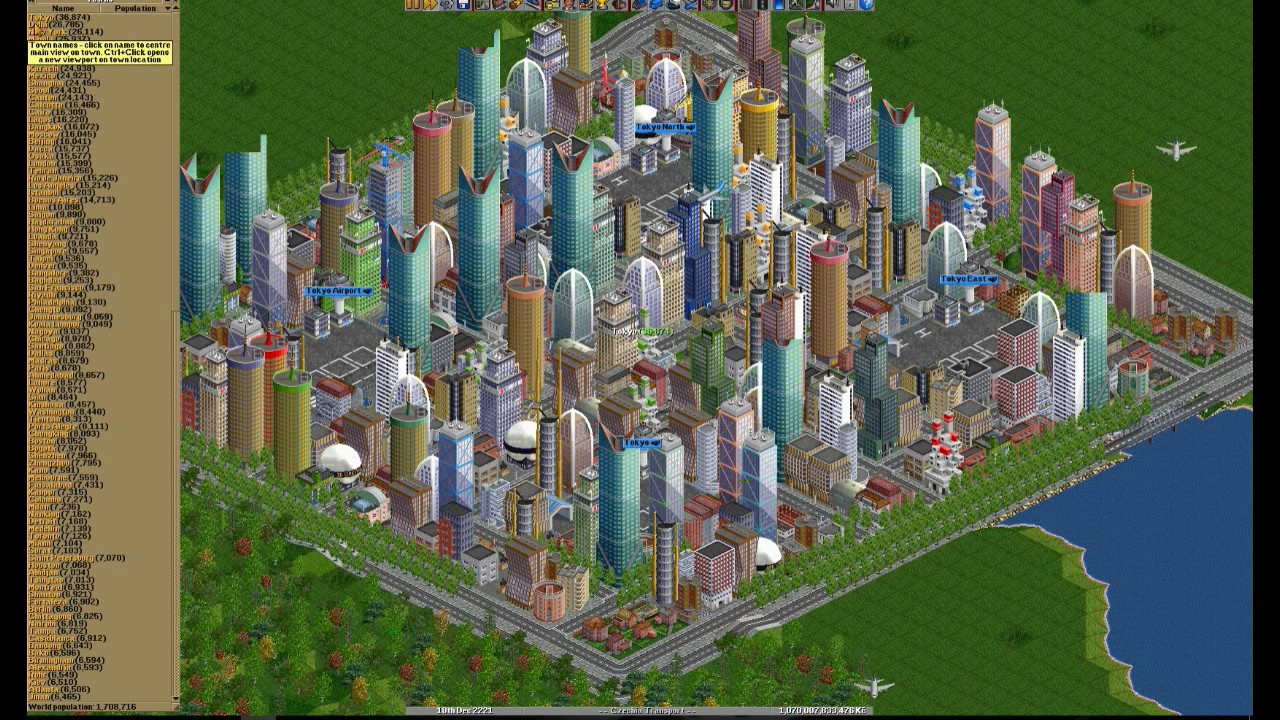 OpenTTD Real World scenario - YouTube