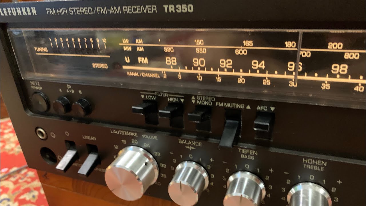 Amp Telefunken TR 350_( ĐÃ BÁN ).Tel:0917659929 - YouTube