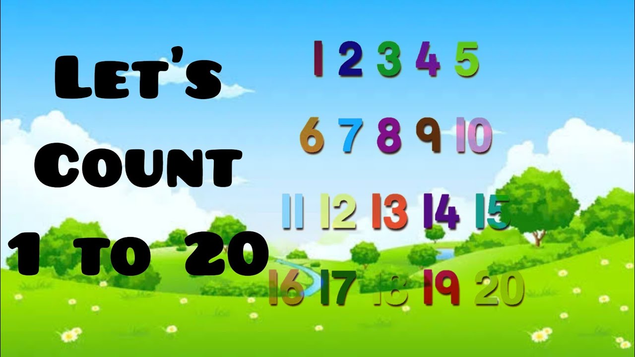 Numbers 1 to 20 - YouTube