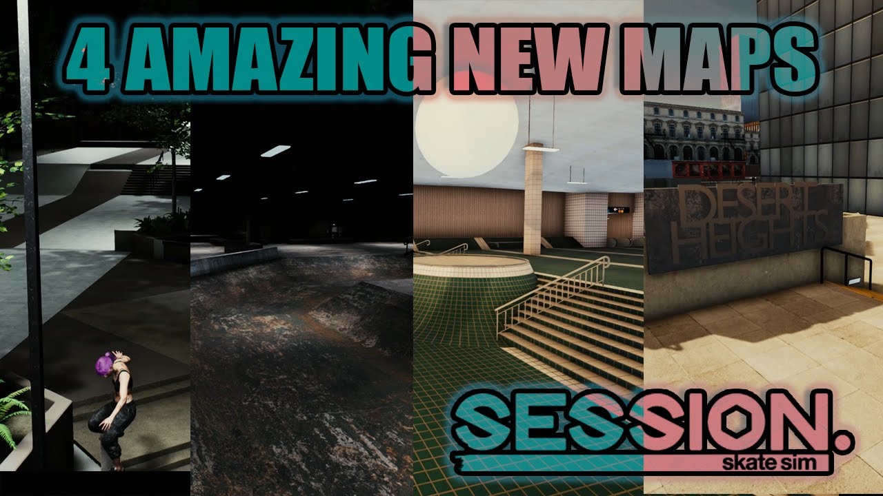 4 NEW AMAZING UNIQUE MAPS | Session Map Showcase - YouTube