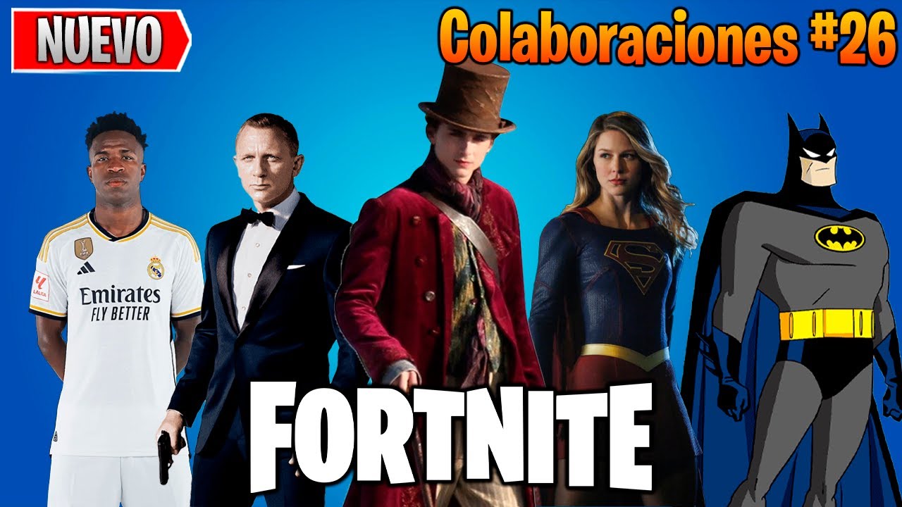 Colaboraciones Filtradas de FORTNITE #26 (Wonka, Supergirl) - YouTube