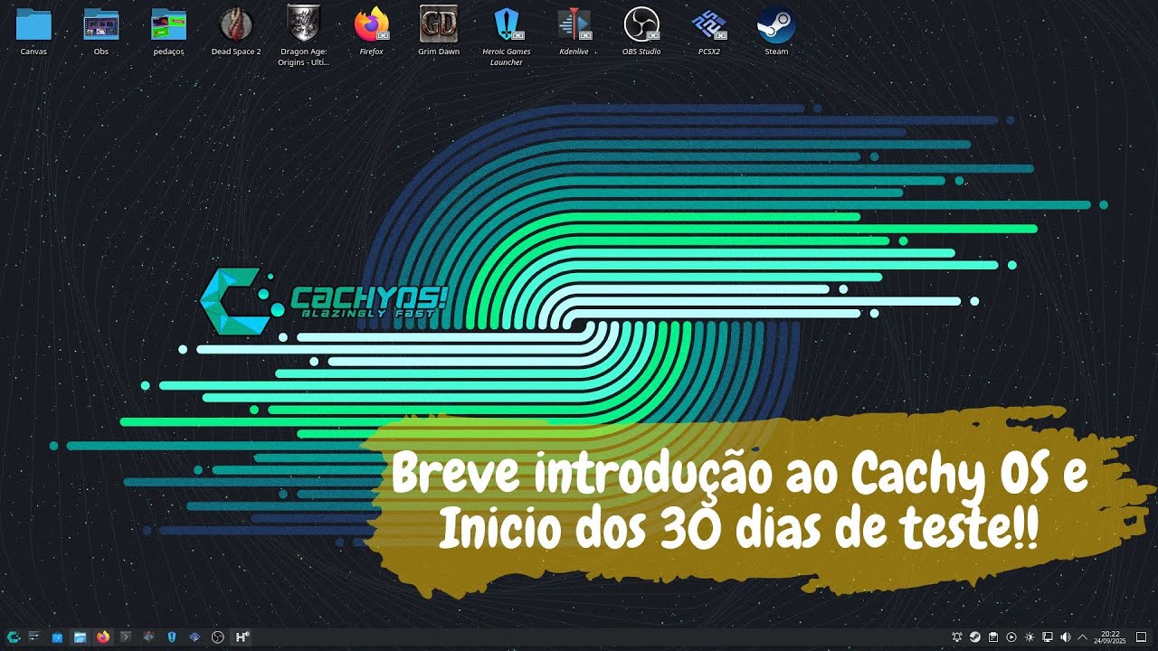 Cashy OS: Uma Breve Introdução e Começo do Desafio de 30 Dias - YouTube