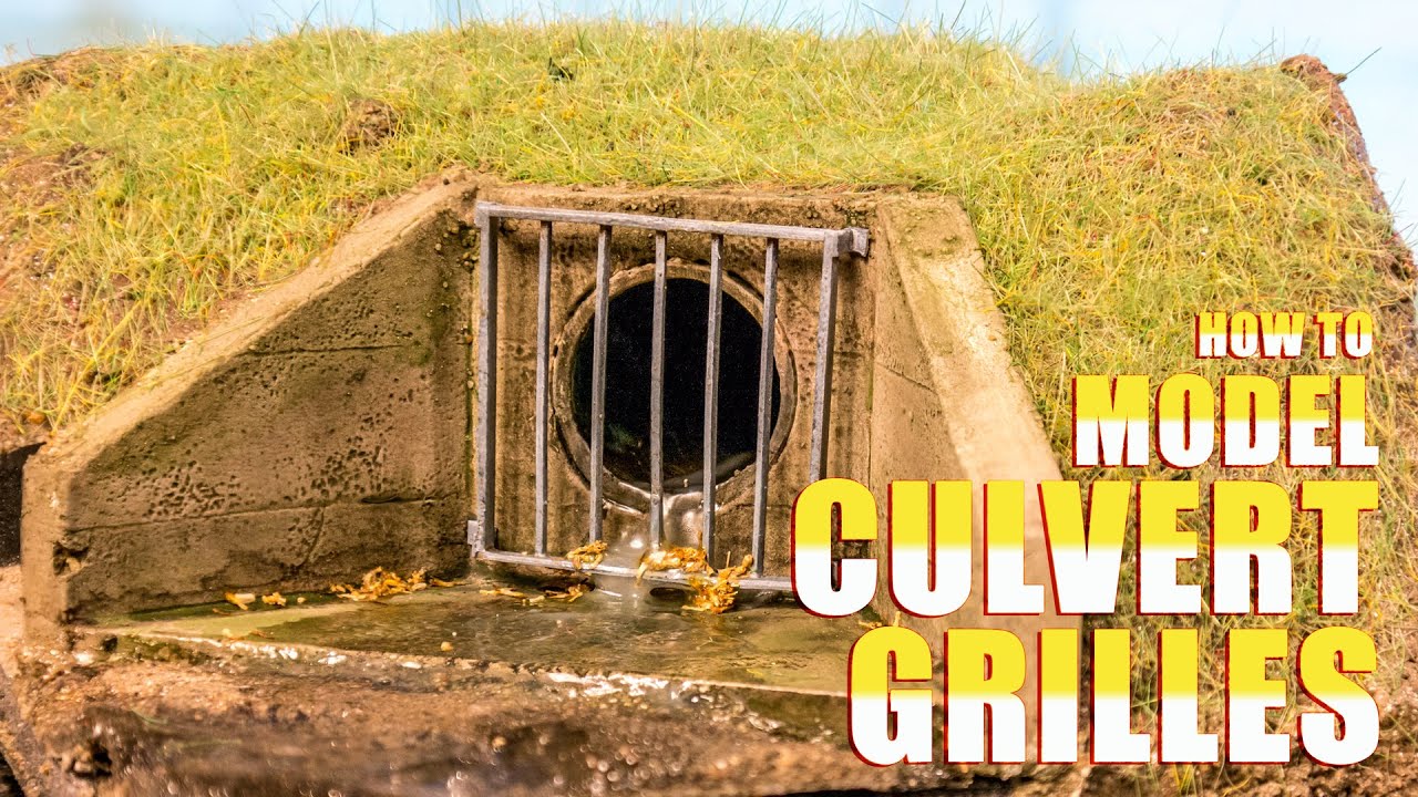How to Model Culvert Grilles - YouTube