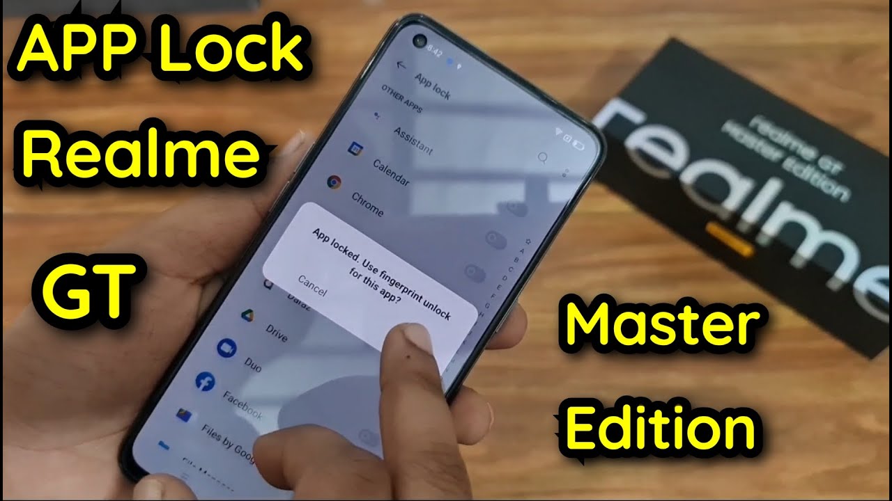 How to Application Lock Setting Realme GT Master Edition | app lock ...