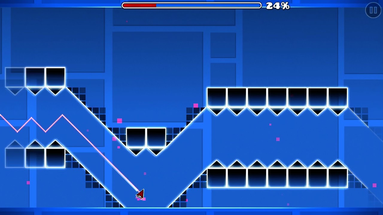 I made a Cursed Wave in GD - YouTube