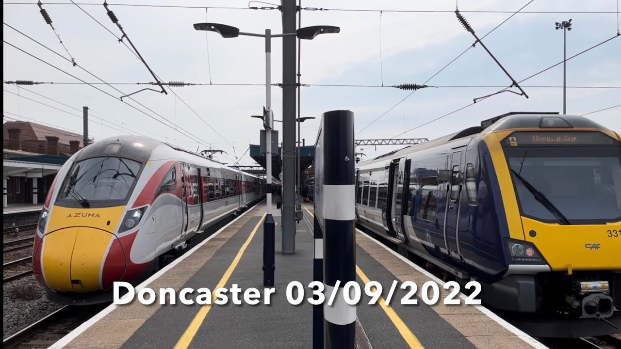 Trains at Doncaster Station 03/09/2022 - YouTube
