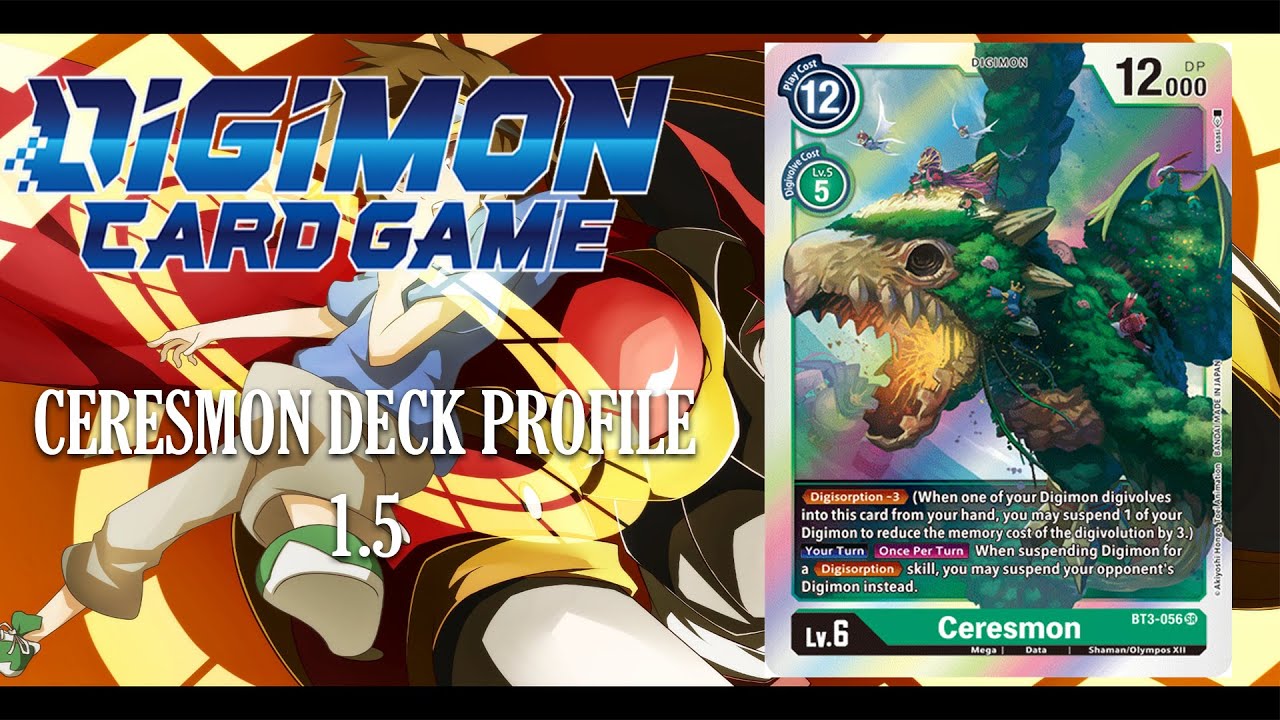 CERESMON GREEN - DECK PROFILE 1.5 | Digimon CardGame ITA - YouTube