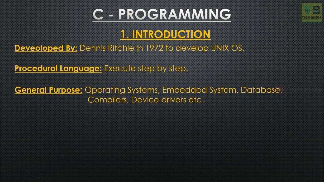 Introduction C Programming Malayalam Tutorial Part 1 Of 27 Youtube