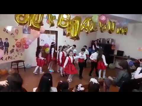 Quba Qirmizi qesebe. Elifba bayrami vals.