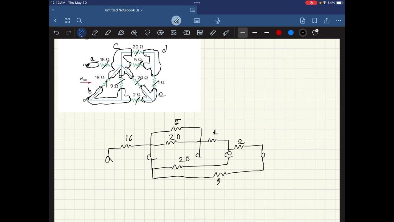 Req Practice Problem 2 | Find Rab for the circuit shown below | CSE250 - YouTube