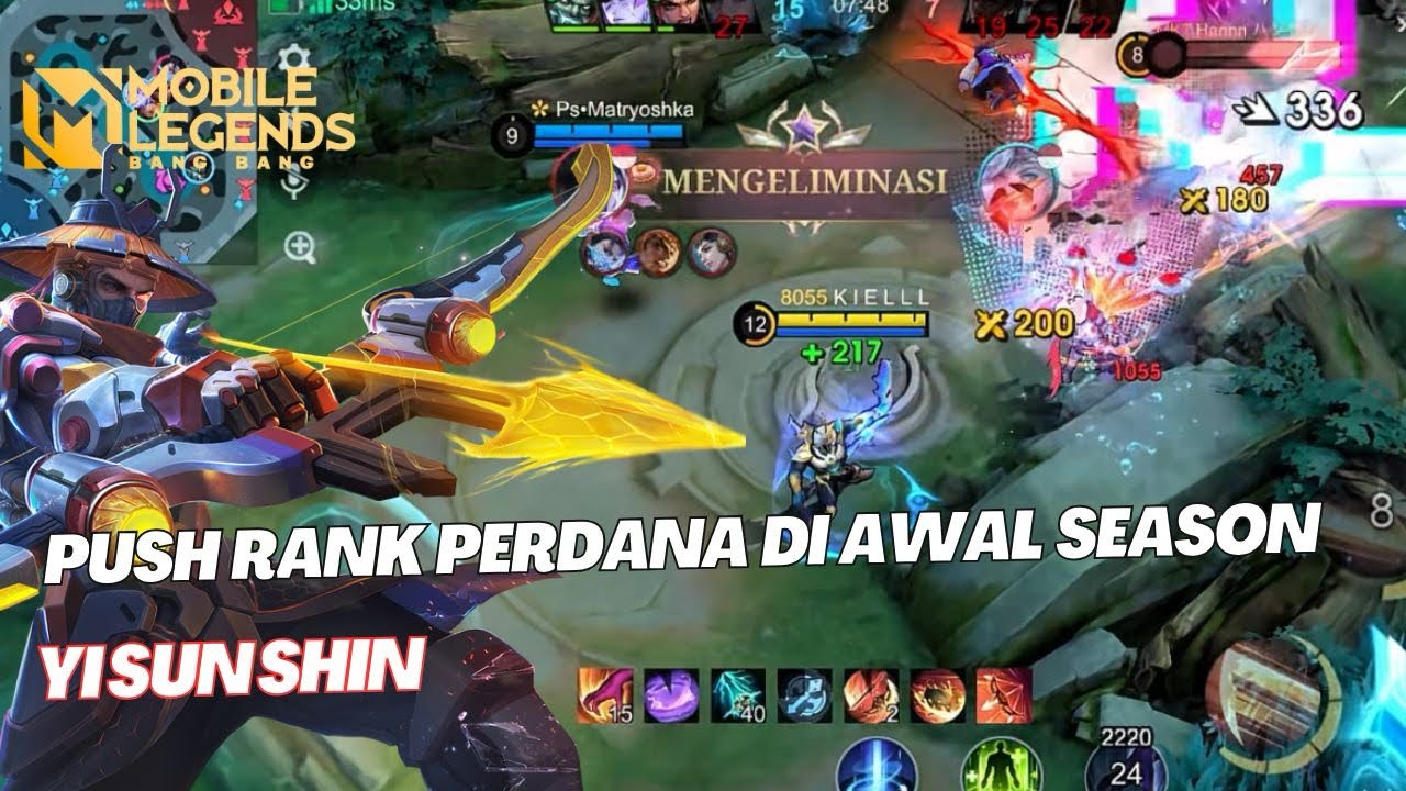 Yi Sun Shin | Push Rank Perdana Di Awal Season | Mobile Legends Bang Bang - YouTube