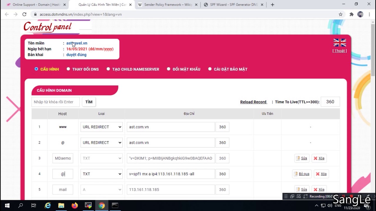 EP4 -.Config SPF mail Mdaemon ( Cấu Hình Spf cho Mdaemon) - YouTube