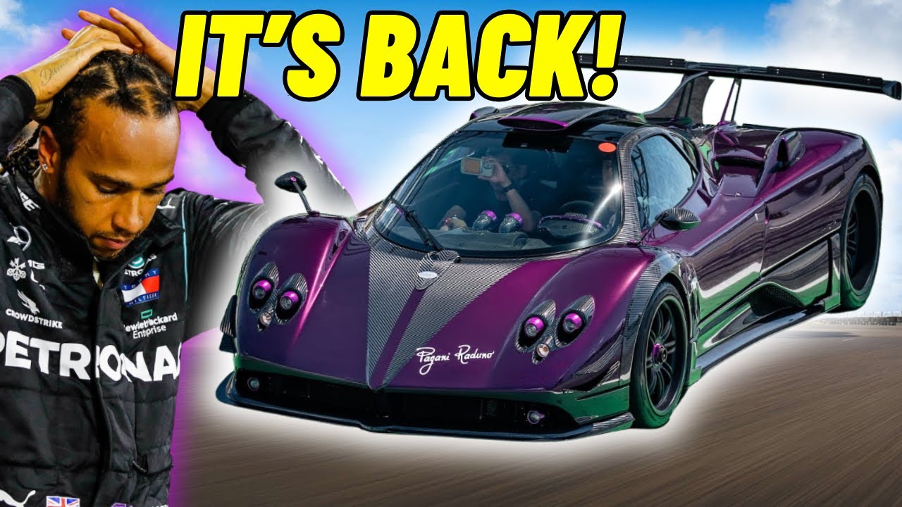 £10M Lewis Hamilton Pagani Zonda LH is finally FIXED and driving! - YouTube