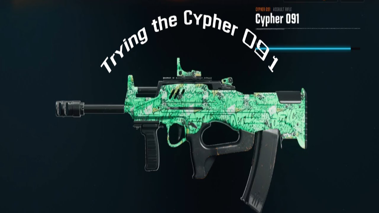 Trying the Cypher 091 in Ranked BO6 - YouTube
