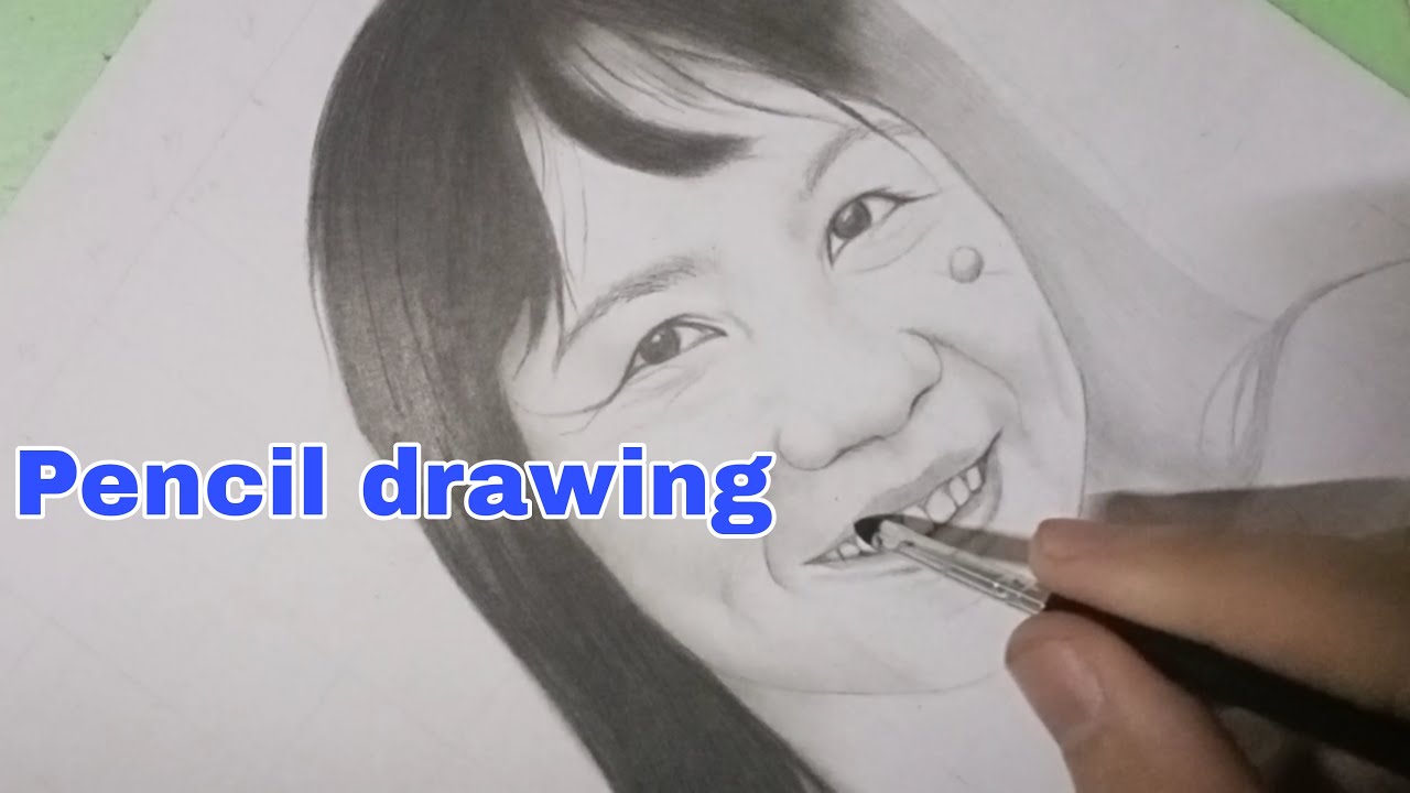 Drawing using charcoal powder - YouTube