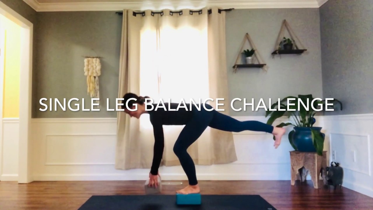 Single Leg Balance Challenge - YouTube