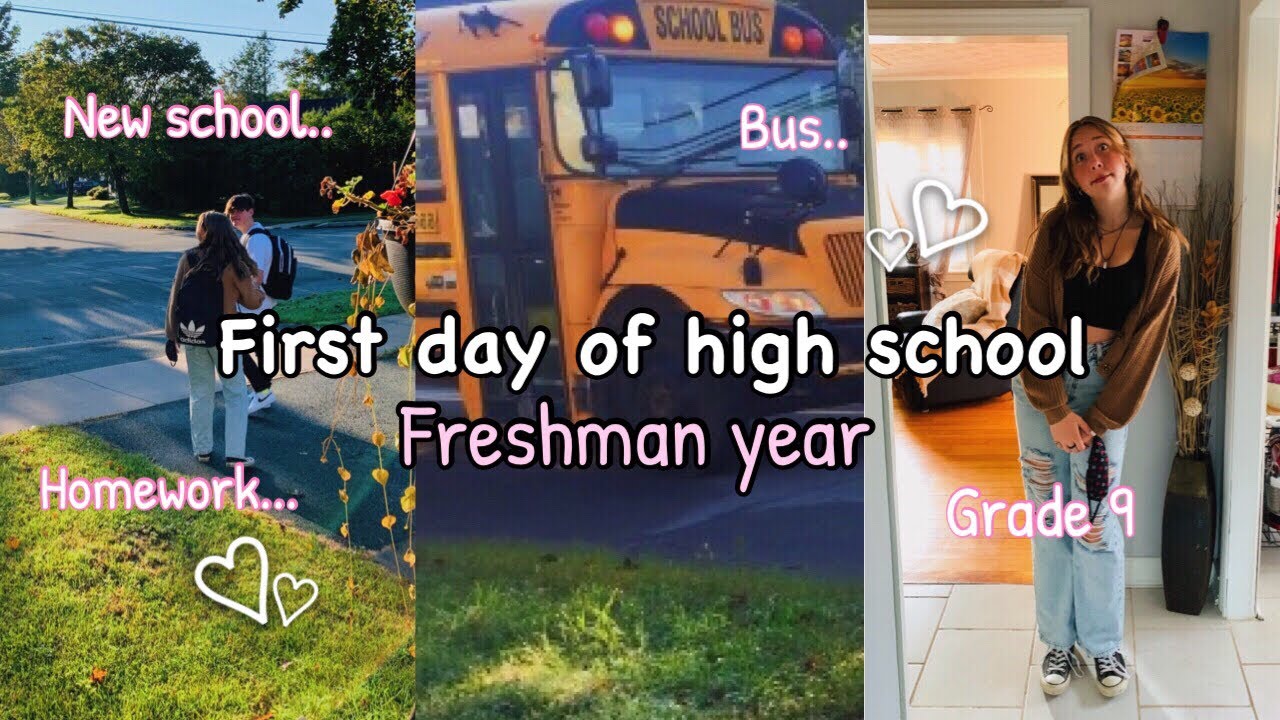 FIRST DAY OF FRESHMAN YEAR high school grwm - YouTube