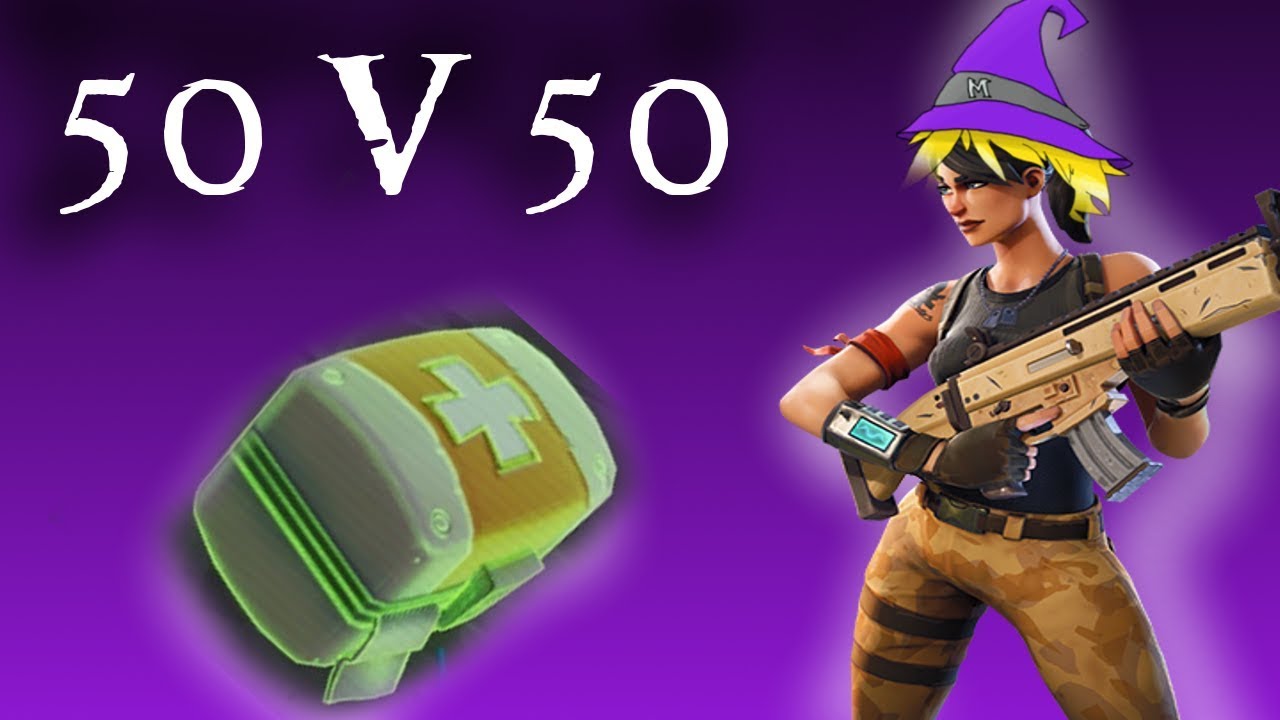 Battle Medic - Fortnite Battle Royal 50 v 50 - YouTube