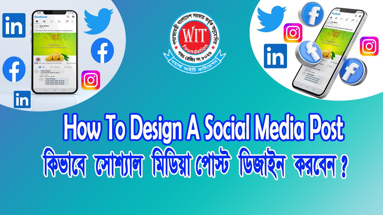 How to Create Social Media Post - YouTube