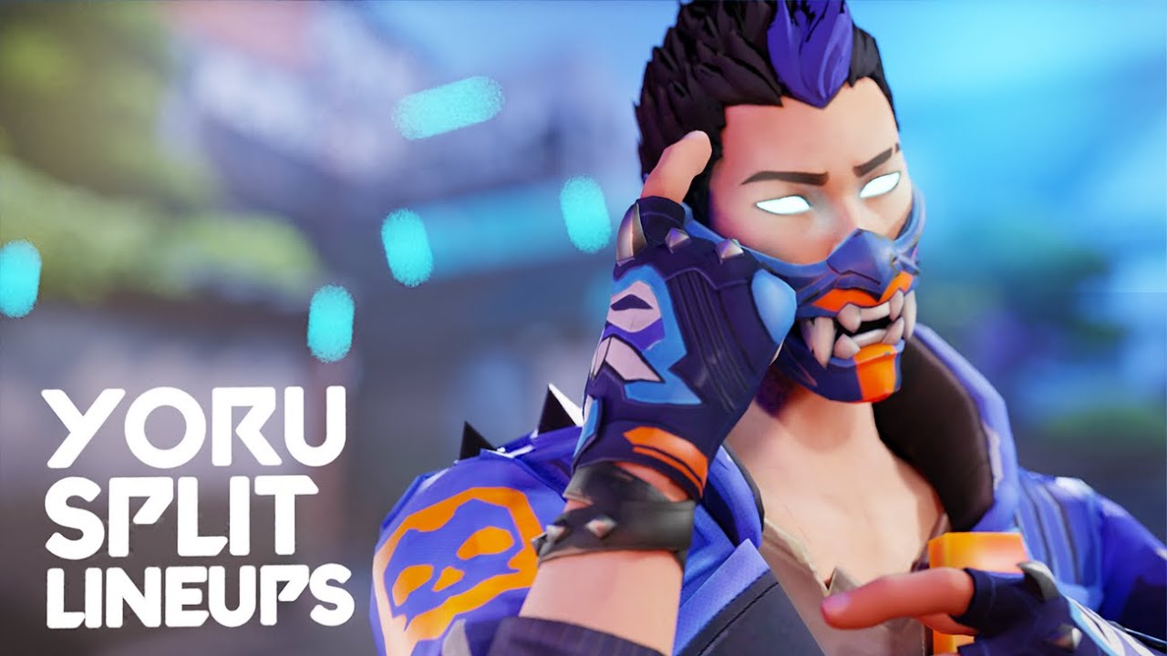 YORU SPLIT TP & FLASH LINEUPS FOR AGGRESSIVE PLAYS - VALORANT GUIDE TIPS AND TRICKS - YouTube