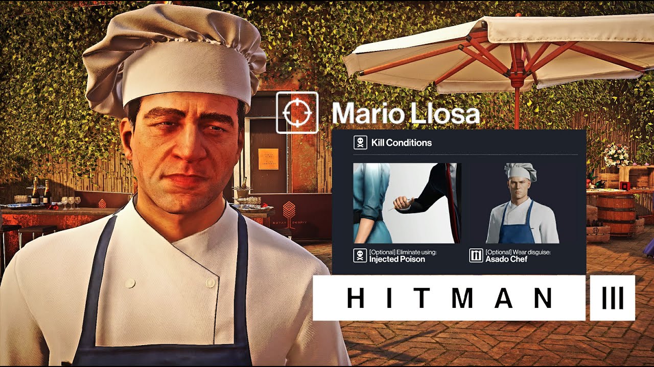 HITMAN 3 | Mendoza - Chef Poison (1:43) - YouTube