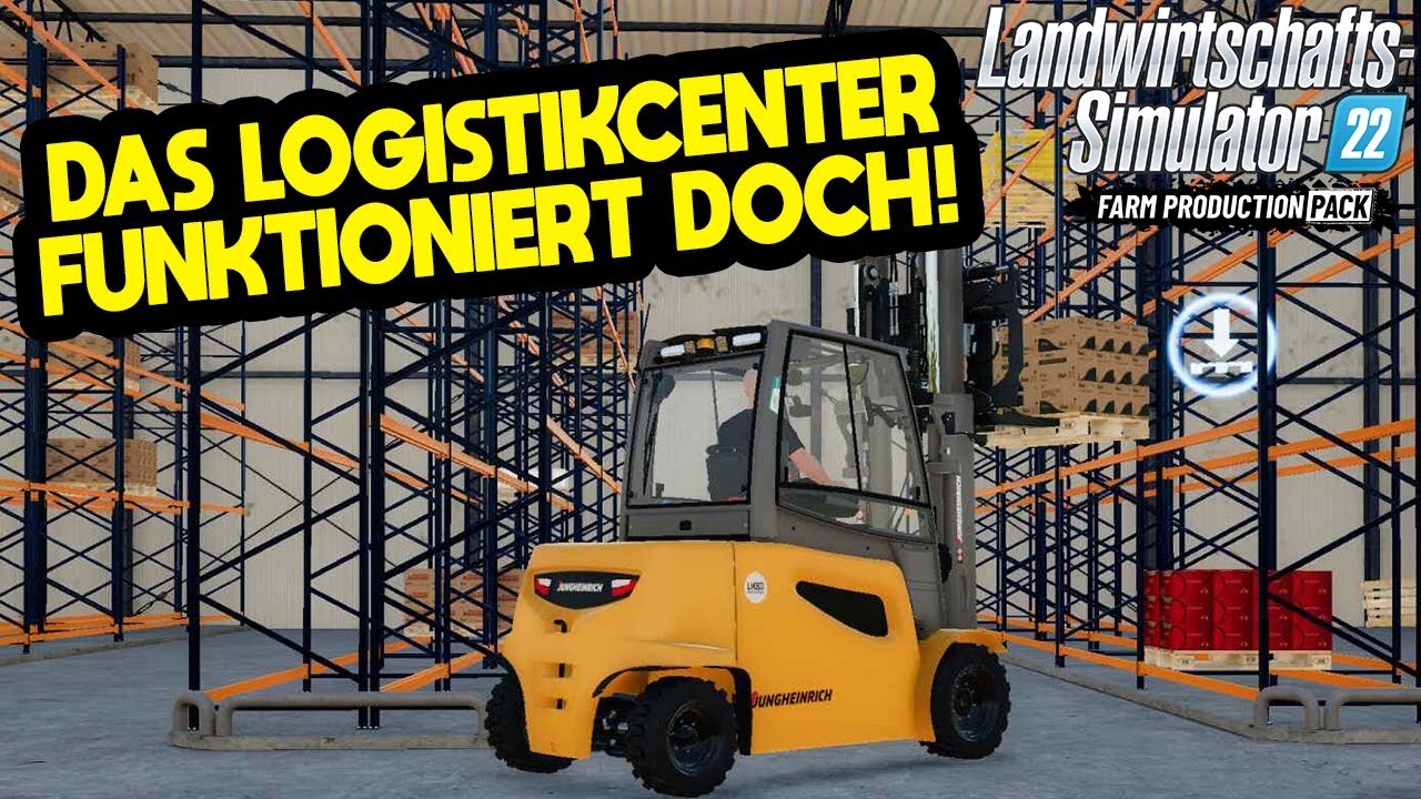 Das Logistikcenter funktioniert doch... | LS22 Farm Production Pack ...