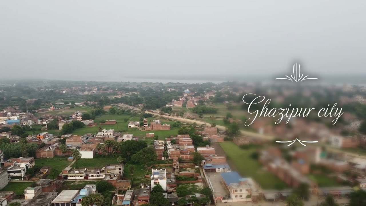 Ghazipur city drone view||dji mavic mini - YouTube