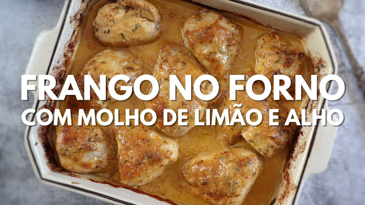 Frango no forno com molho de limão e alho | Food From Portugal - YouTube