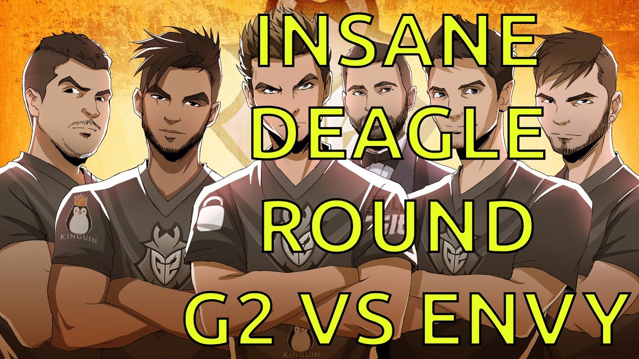 INSANE DEAGLE ROUND SCREAM AND Ex6TenZ VS ENVY CS:GO - YouTube