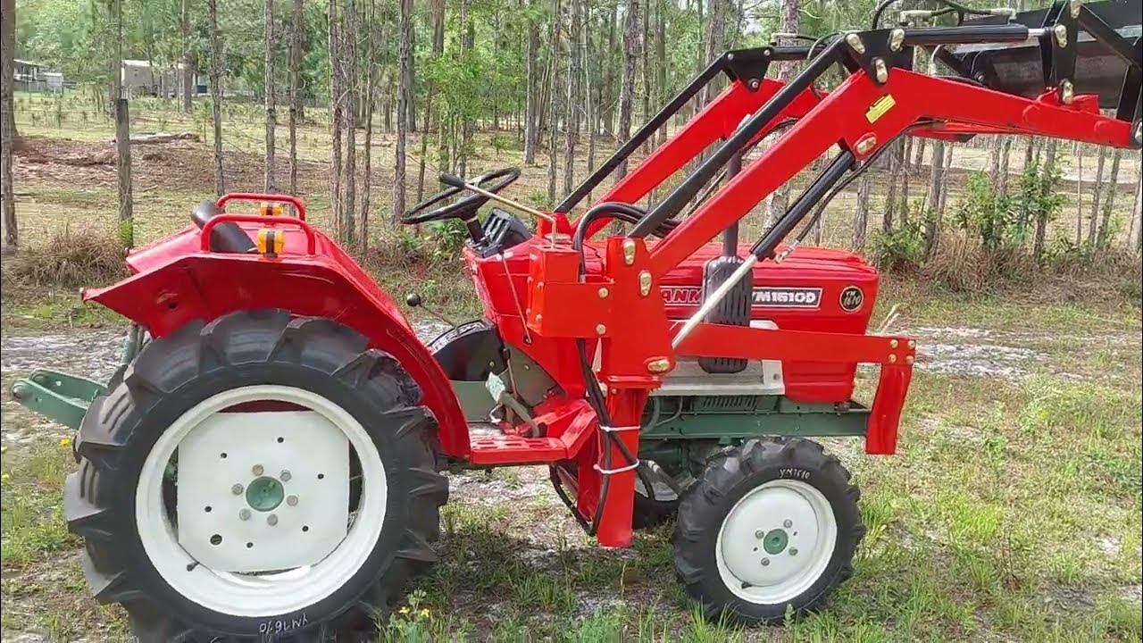 Yanmar YM1610D used compact tractor for sale by Toughtractors.com - YouTube