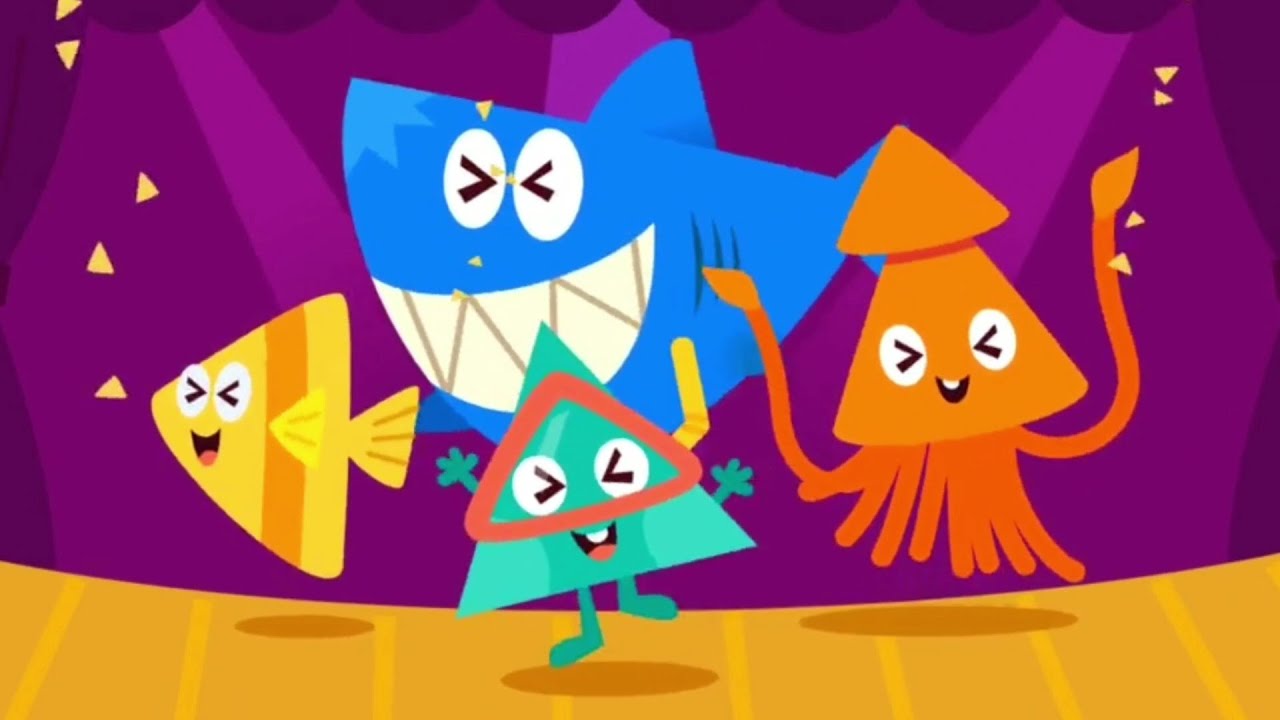 Learn Shapes under the Sea | Triangles Shape Song | Nursery Rhyme for ...