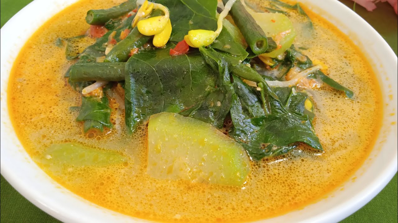 Cara masak labu siam dan daun kacang panjang kuah santan yang enak ...