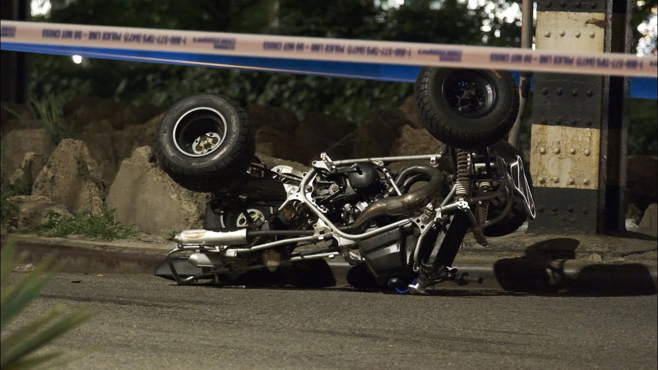 Two Dead in ATV Crash with Trailer Truck - Queens - YouTube