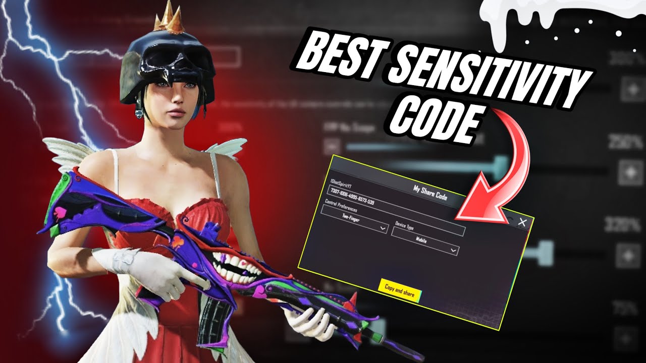 NEW UPDATE 2.9.0 !! BEST SENSITIVITY CODE BGMI SENSITIVITY SETTINGS PUBG MOBILE/BGMI IOS AND ...