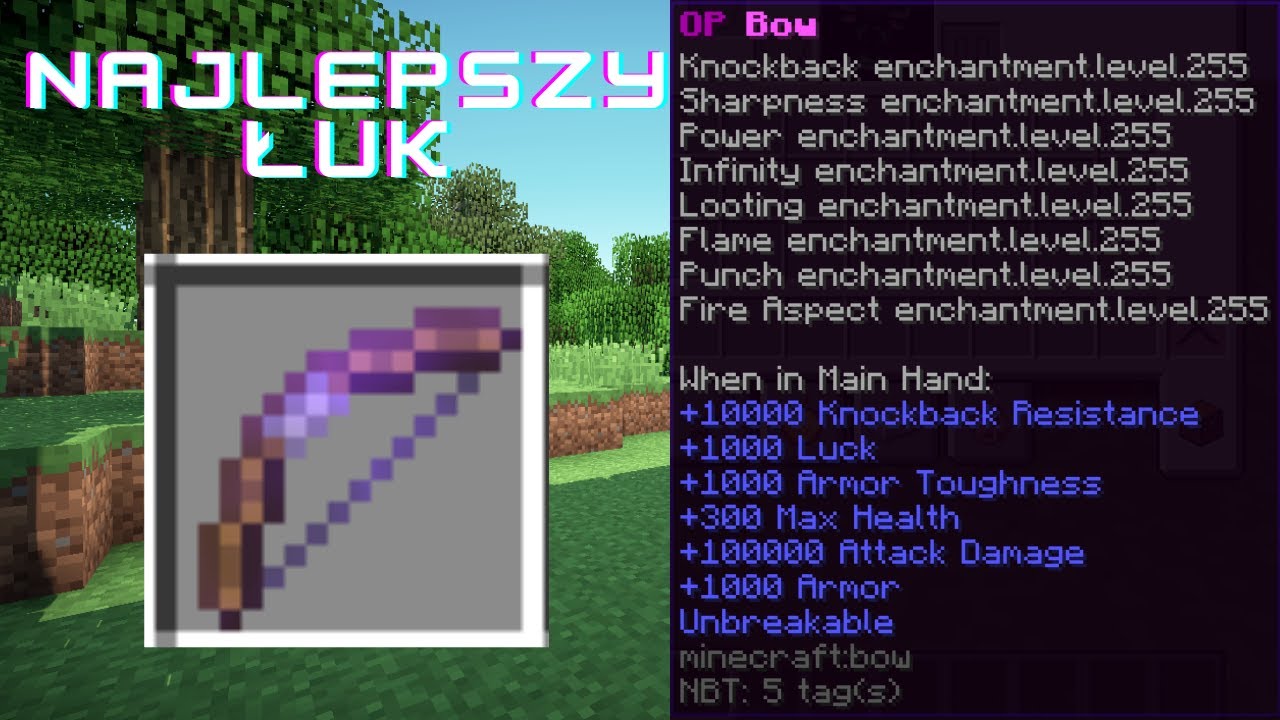 Jak Zdobyć Najlepszy Łuk w Minecraft [1.19+] - YouTube