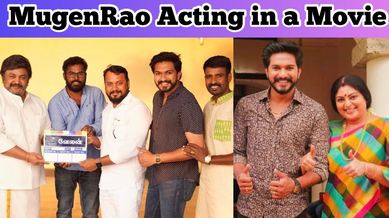 Mugen Rao Acting as Hero in a Movie🥰| Actor Prabhu and famous Cast in ...